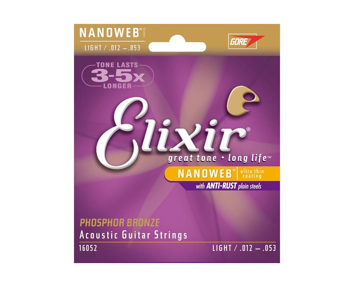 Nanoweb Acoustic 16052 12-53 Light Elixir Strings - Audiofanzine