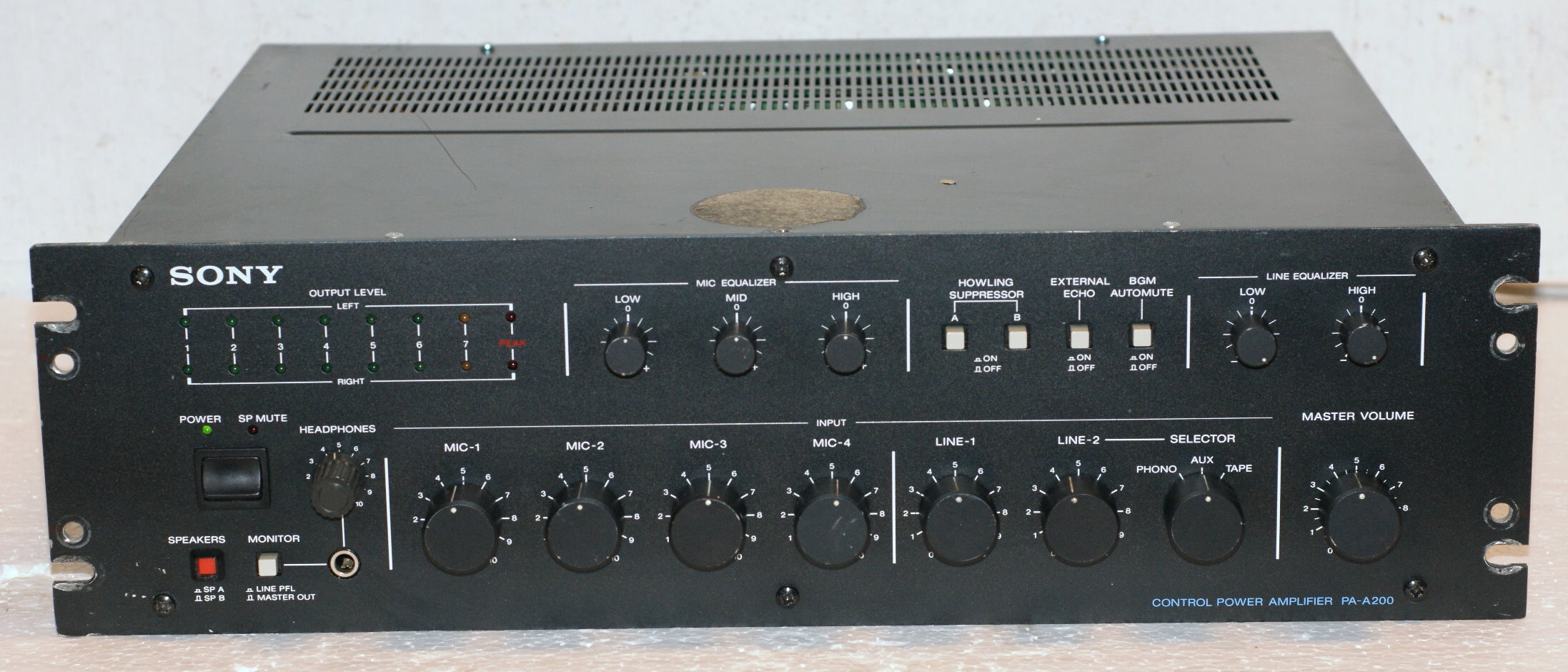 PA A200 Sony PA A200 Audiofanzine PA A200 Sony PA A200 Audiofanzine