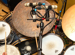 Recording drums — Overheads and the ORTF technique - Audiofanzine