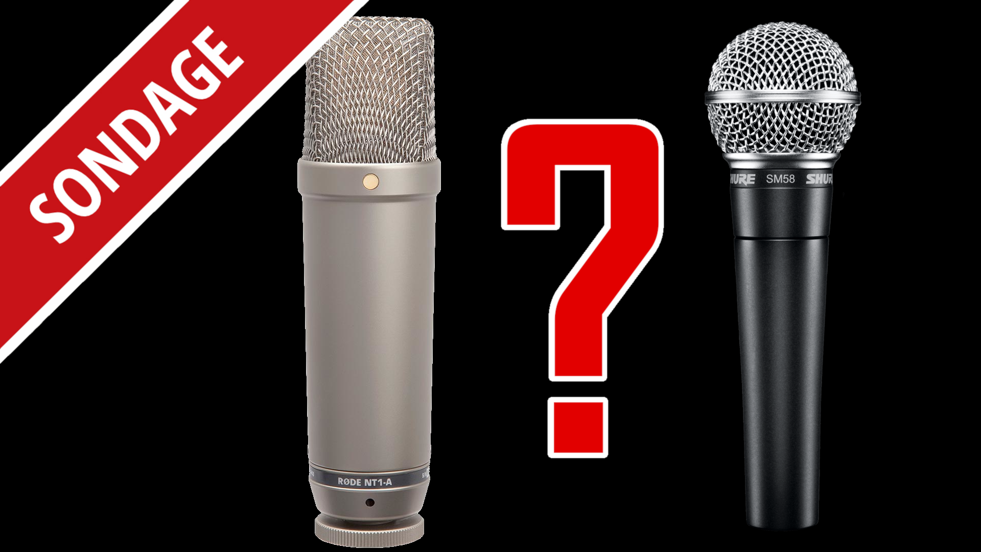 Sondage : le premier micro idéal en home studio - Audiofanzine