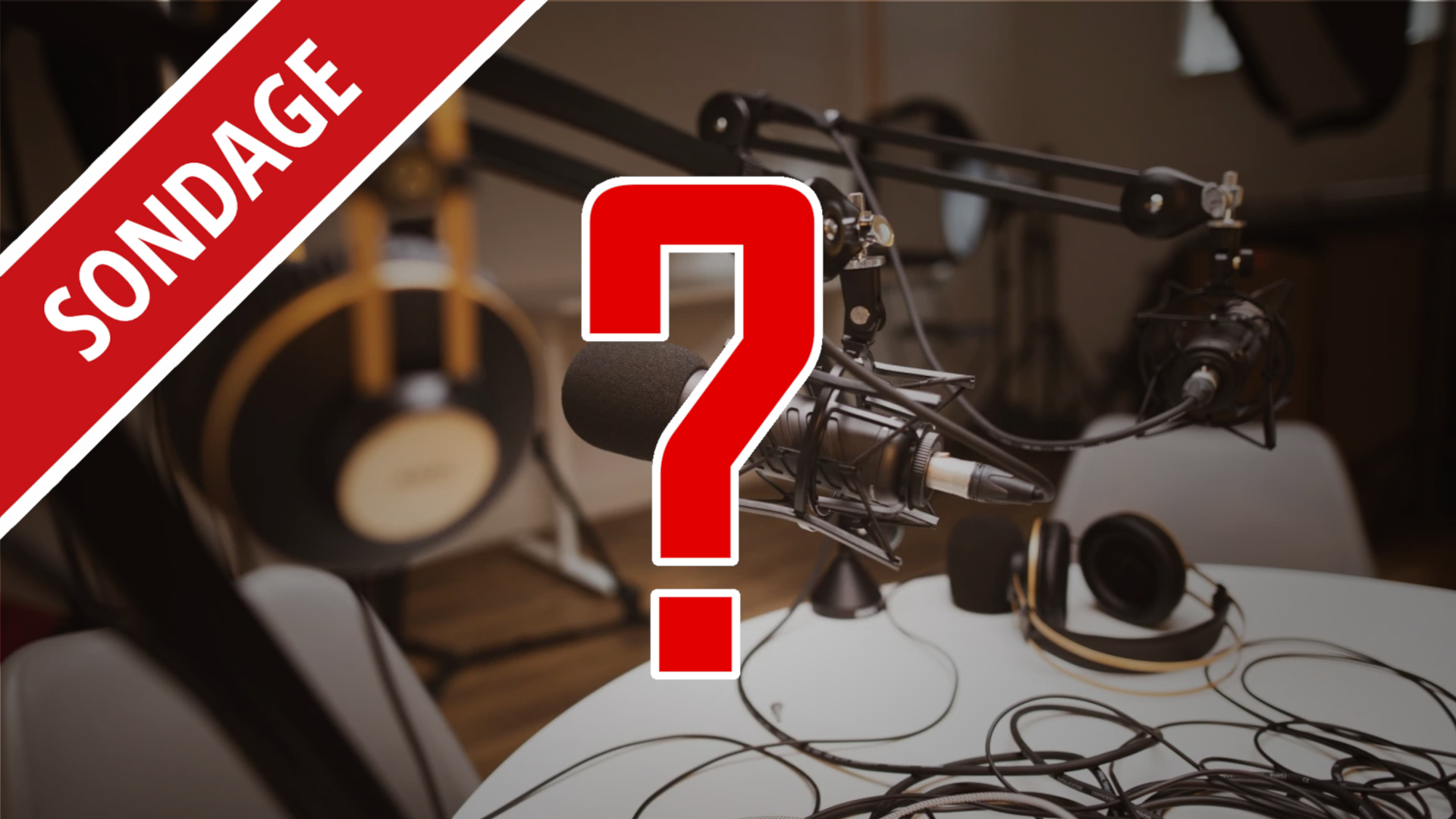 Sondage sur le matériel de podcasting - Audiofanzine