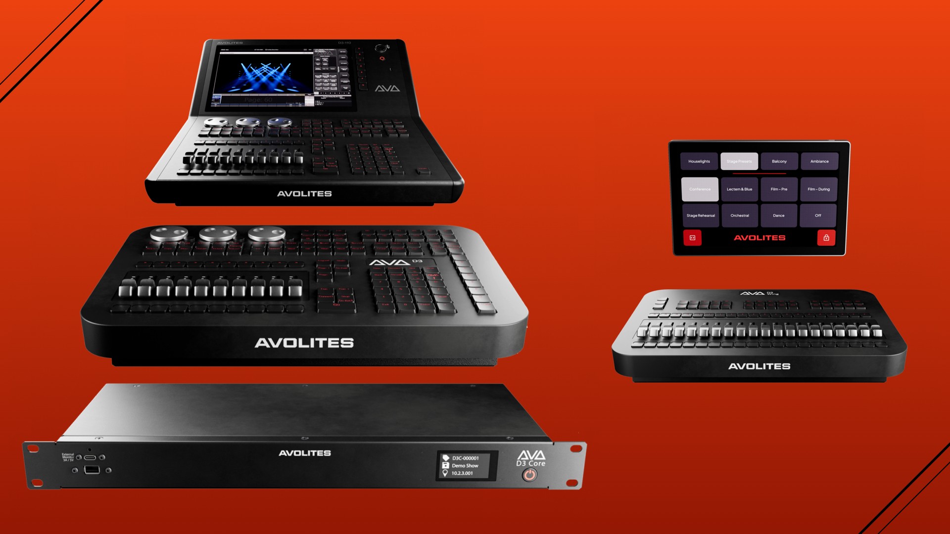 Avolites présente sa nouvelle série de consoles d'éclairage : D3 ...