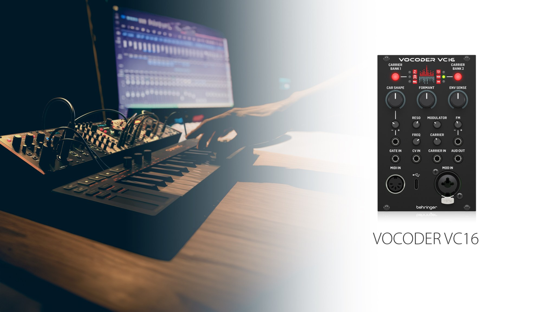 Behringer sort le Vocoder V16 - Audiofanzine