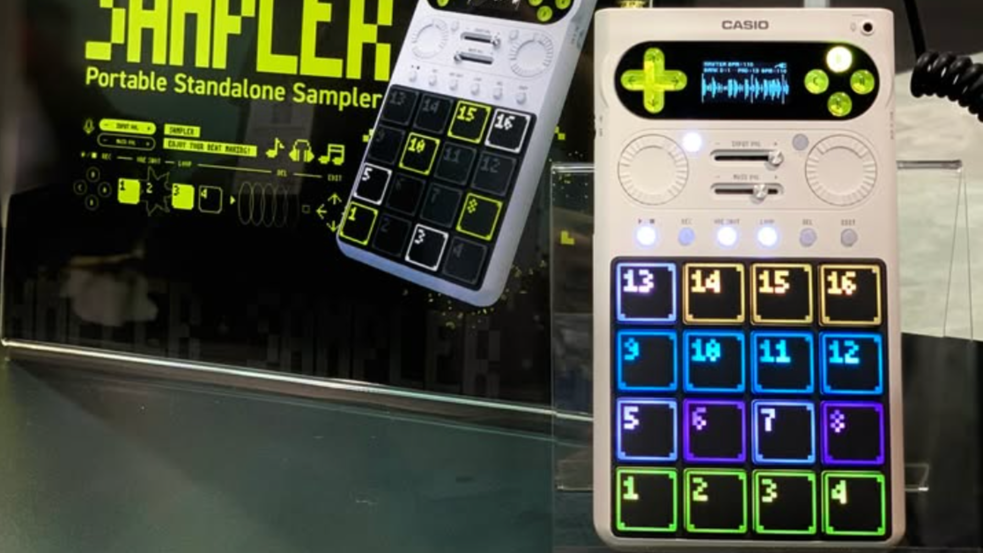Casio présente un nouveau sampler portable autonome au NAMM - Audiofanzine