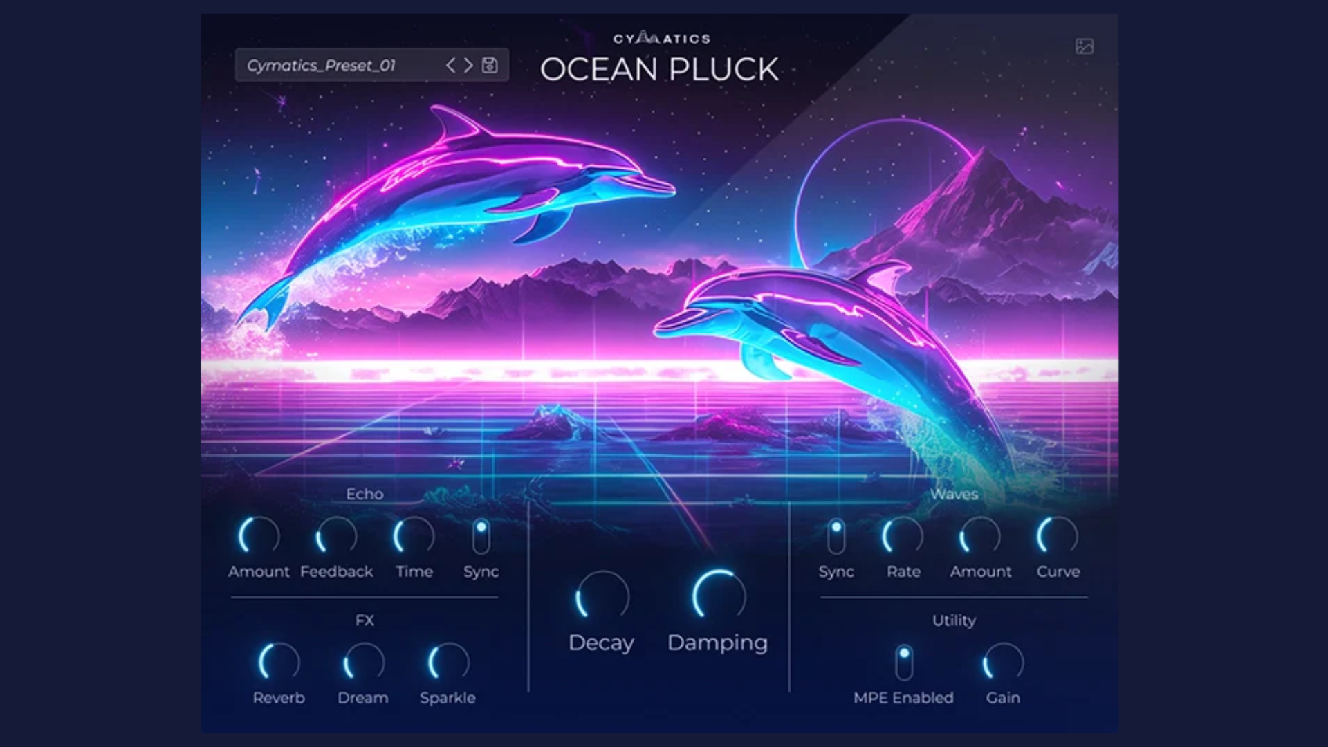 Cymatics a publié Ocean Pluck - Audiofanzine