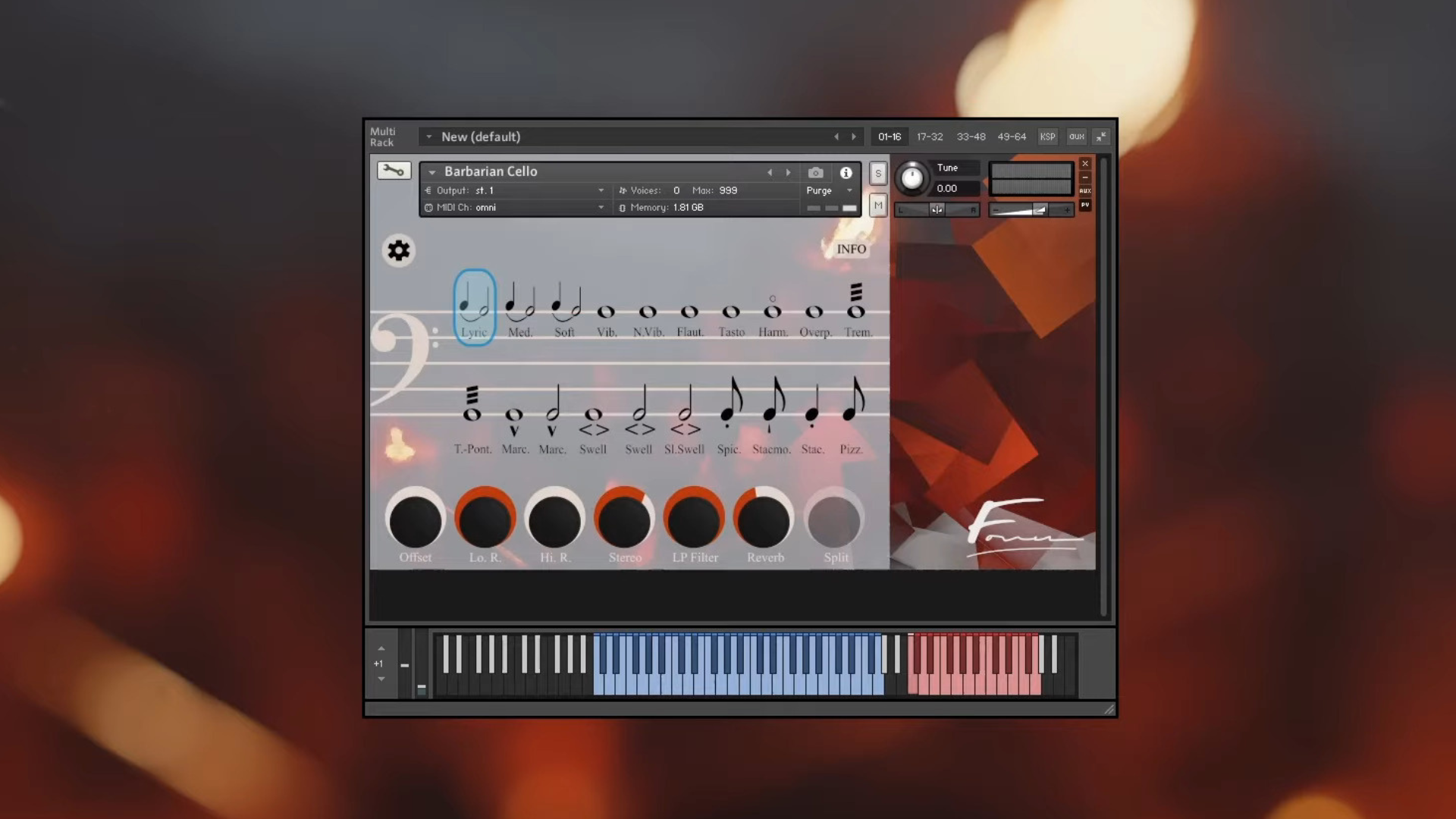 David Forner présente Barbarian Cello - Audiofanzine