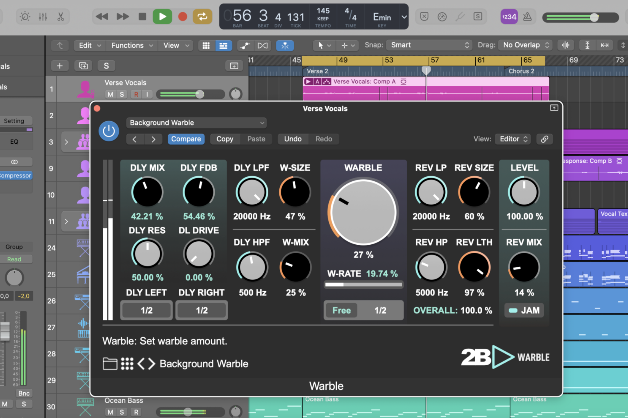Découvrez Warble, de 2B Played Music - Audiofanzine