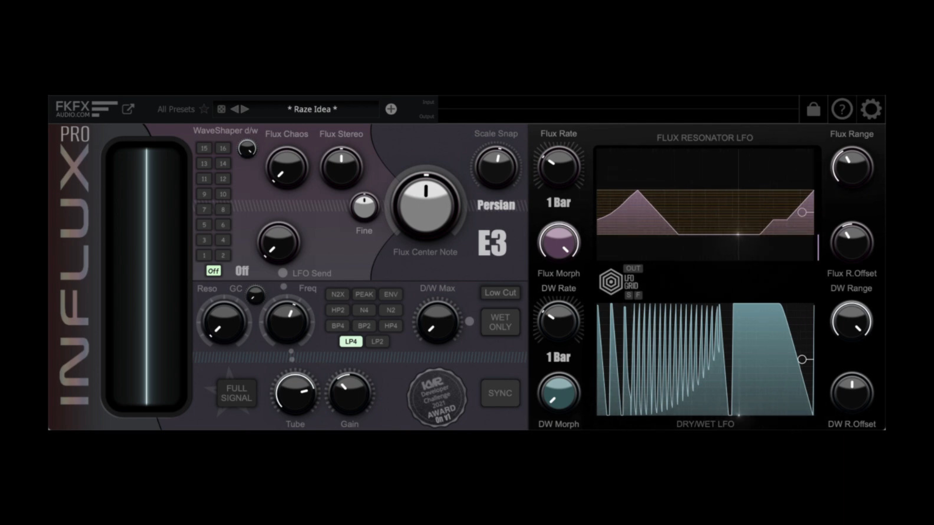 FKFX présente Influx Pro - Audiofanzine