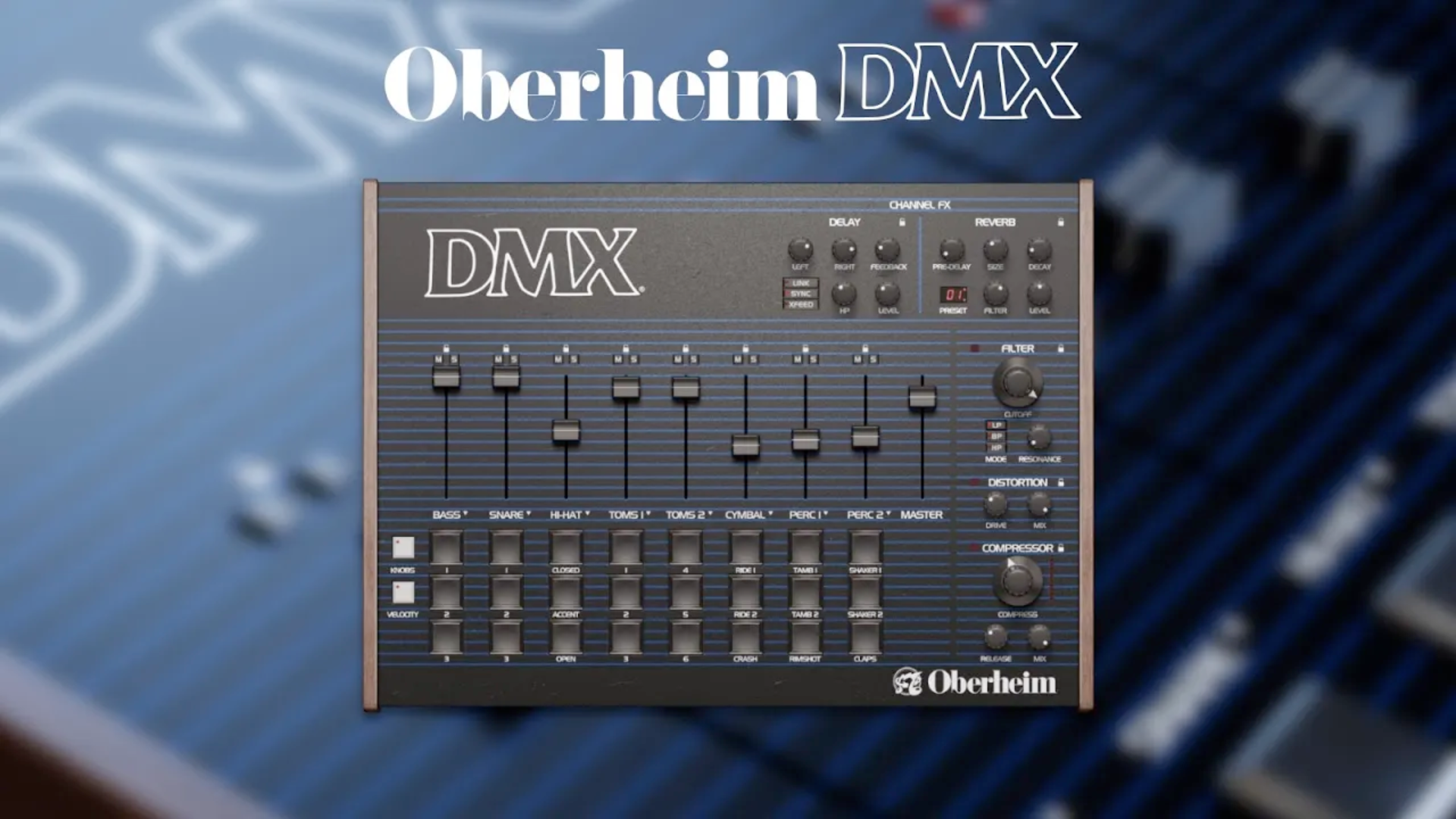 GForce Software et Oberheim dévoilent Oberheim DMX - Audiofanzine