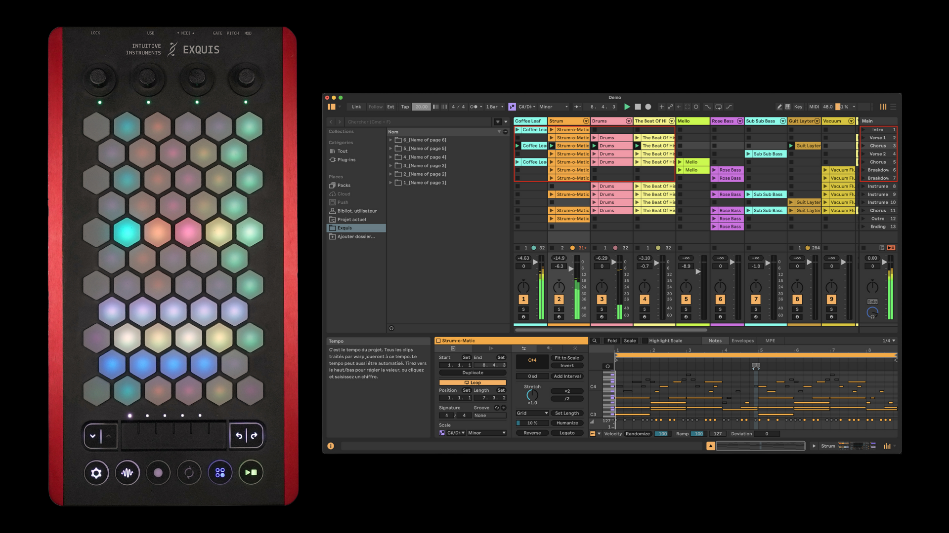 Intuitive Instruments met à jour son contrôleur MPE Exquis - Audiofanzine