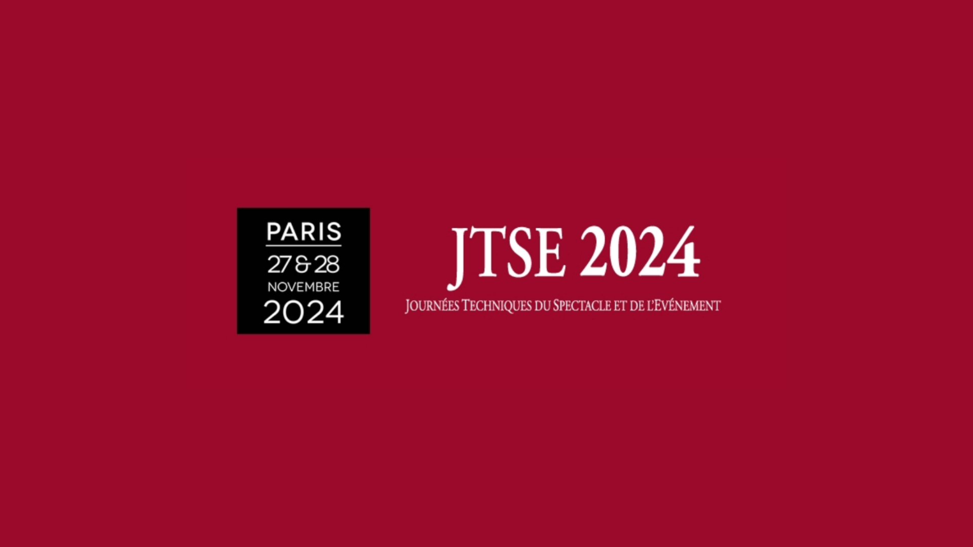 JTSE 2024 - Audiofanzine