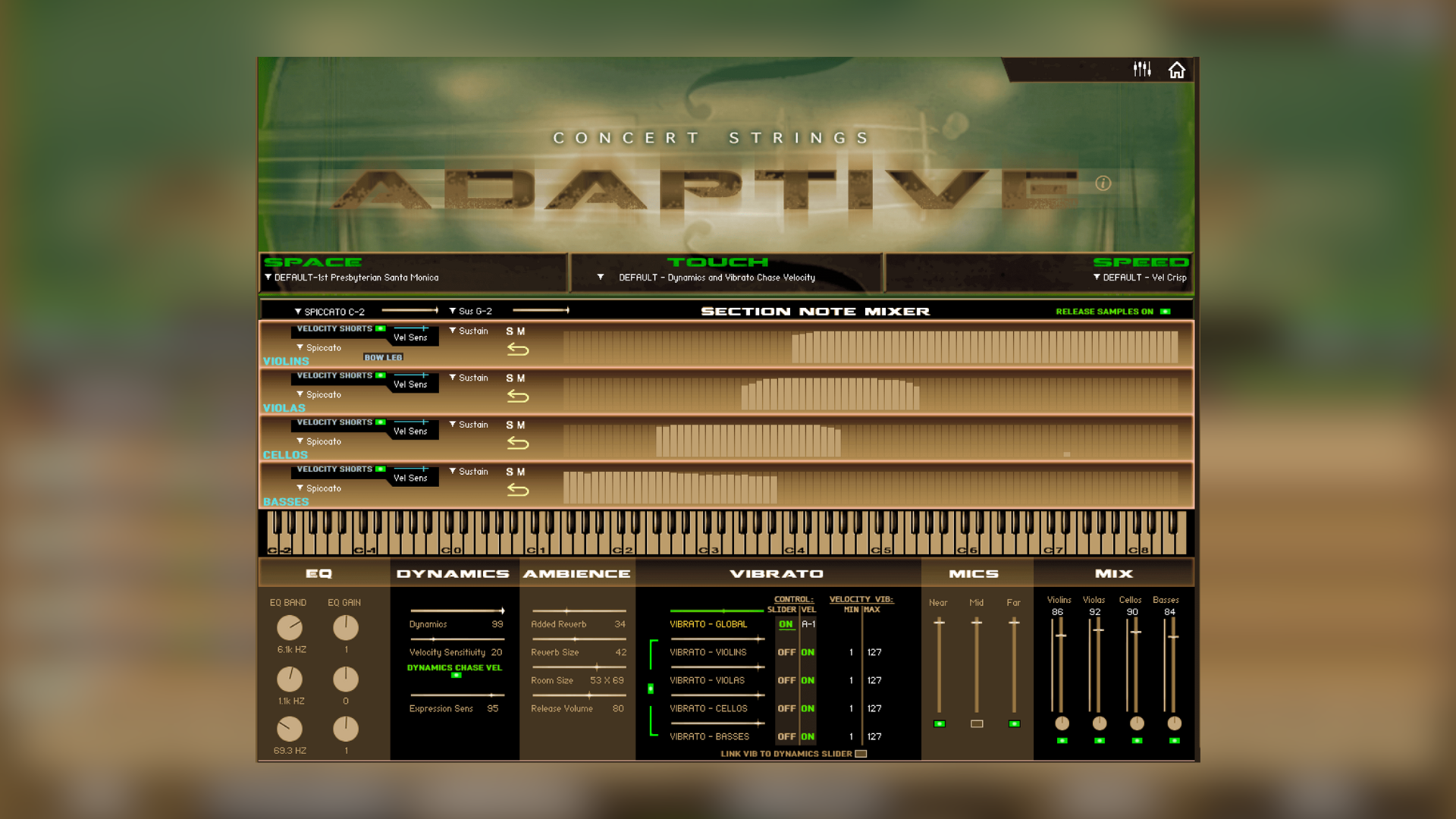 Kirk Hunter Studio propose Chamber Strings Adaptive - Audiofanzine