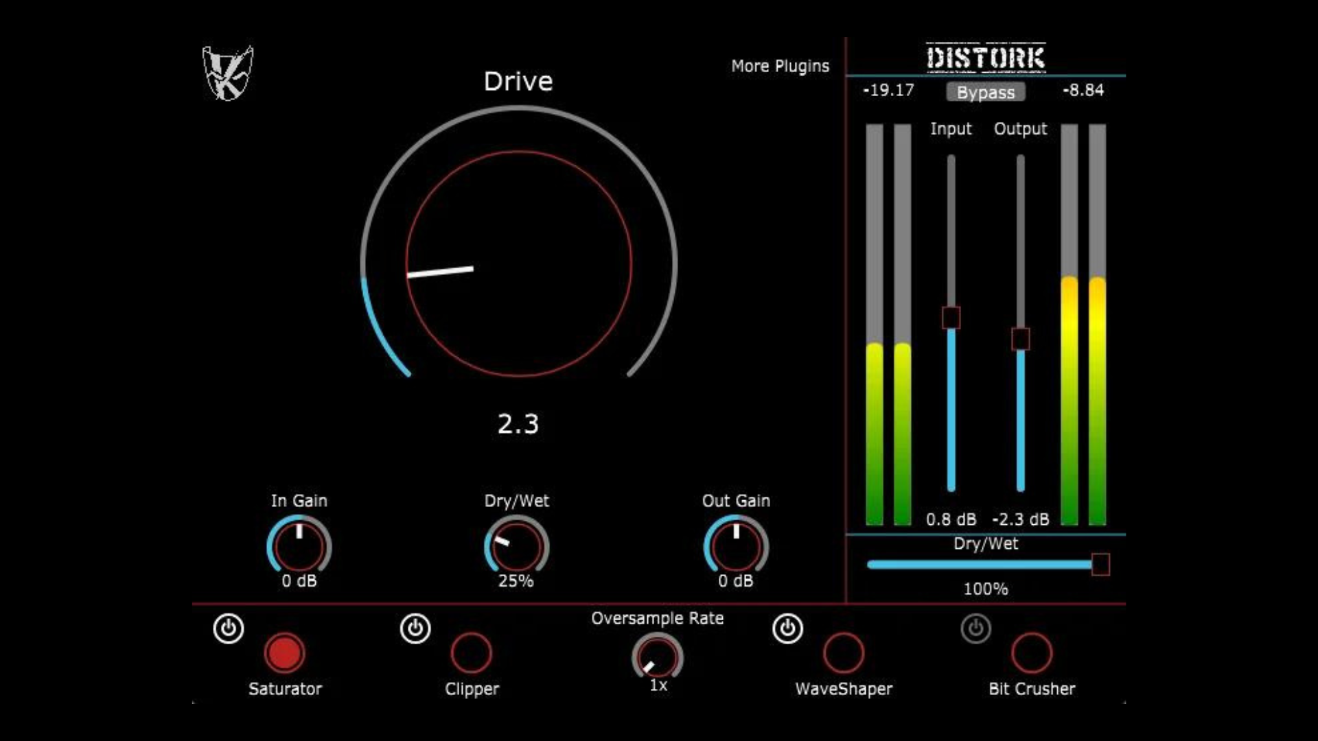 KitiK Music lance DistorK, une distorsion multimode logicielle - Audiofanzine