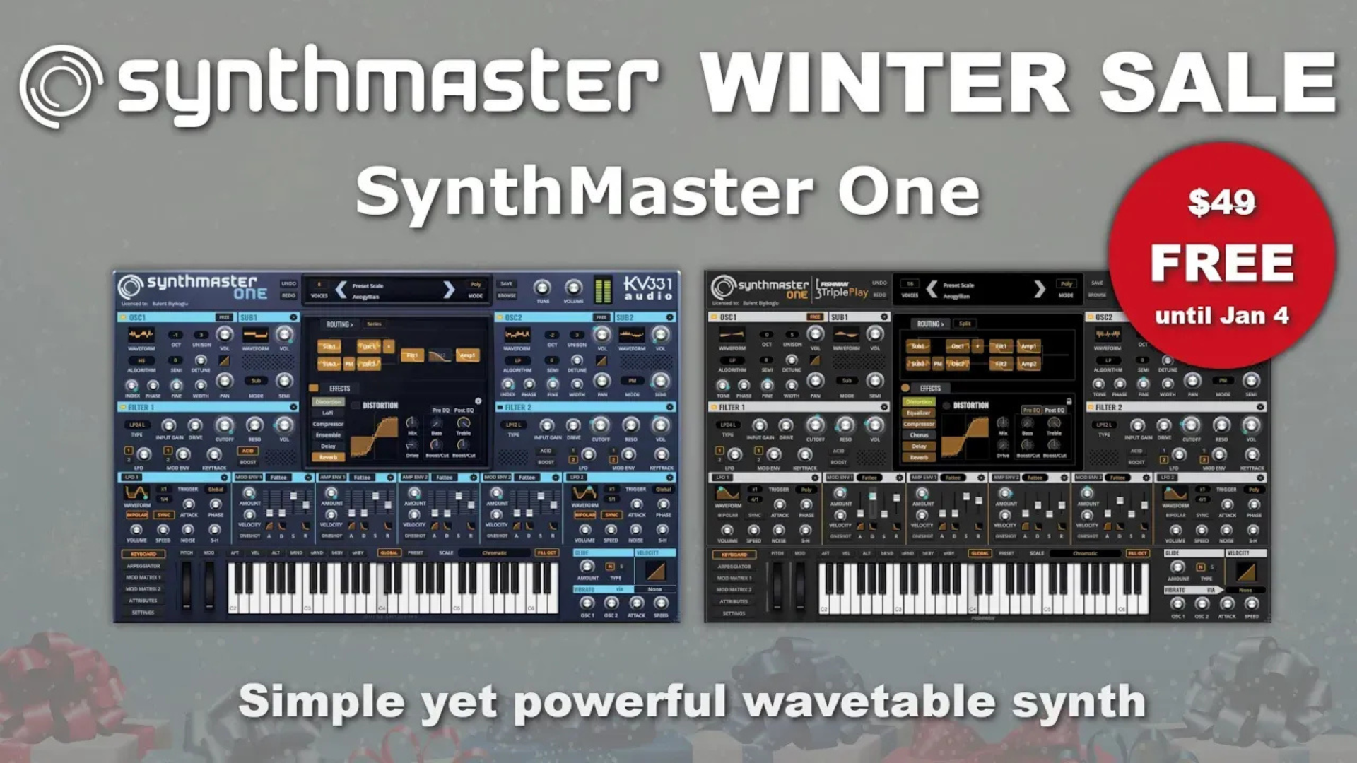 KV331 vous offre son SynthMaster One - Audiofanzine