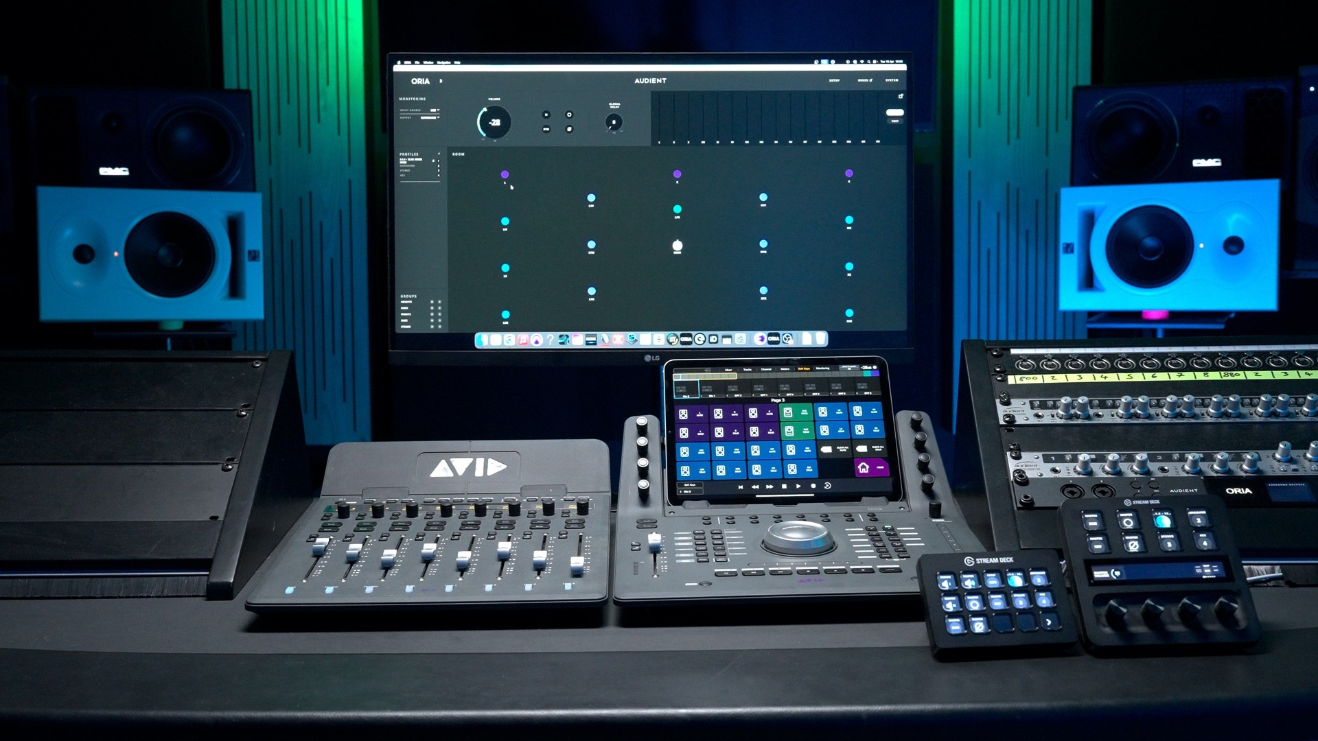 Audient annonce la mise à jour ORIA Control V1.2 avec prise en charge du Stream Deck et d’EUCON ...