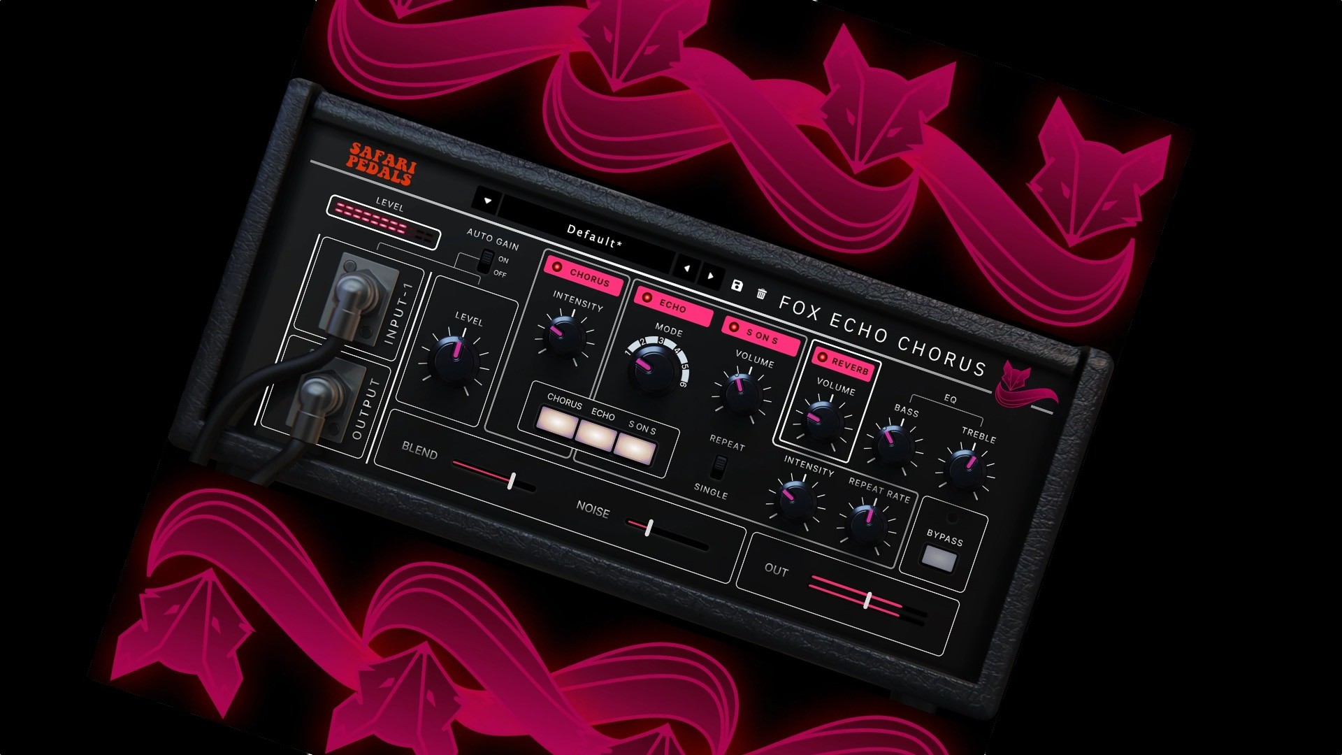 Safari Pedals Fox Echo Chorus émulation logicielle du Roland RE-501 - Audiofanzine