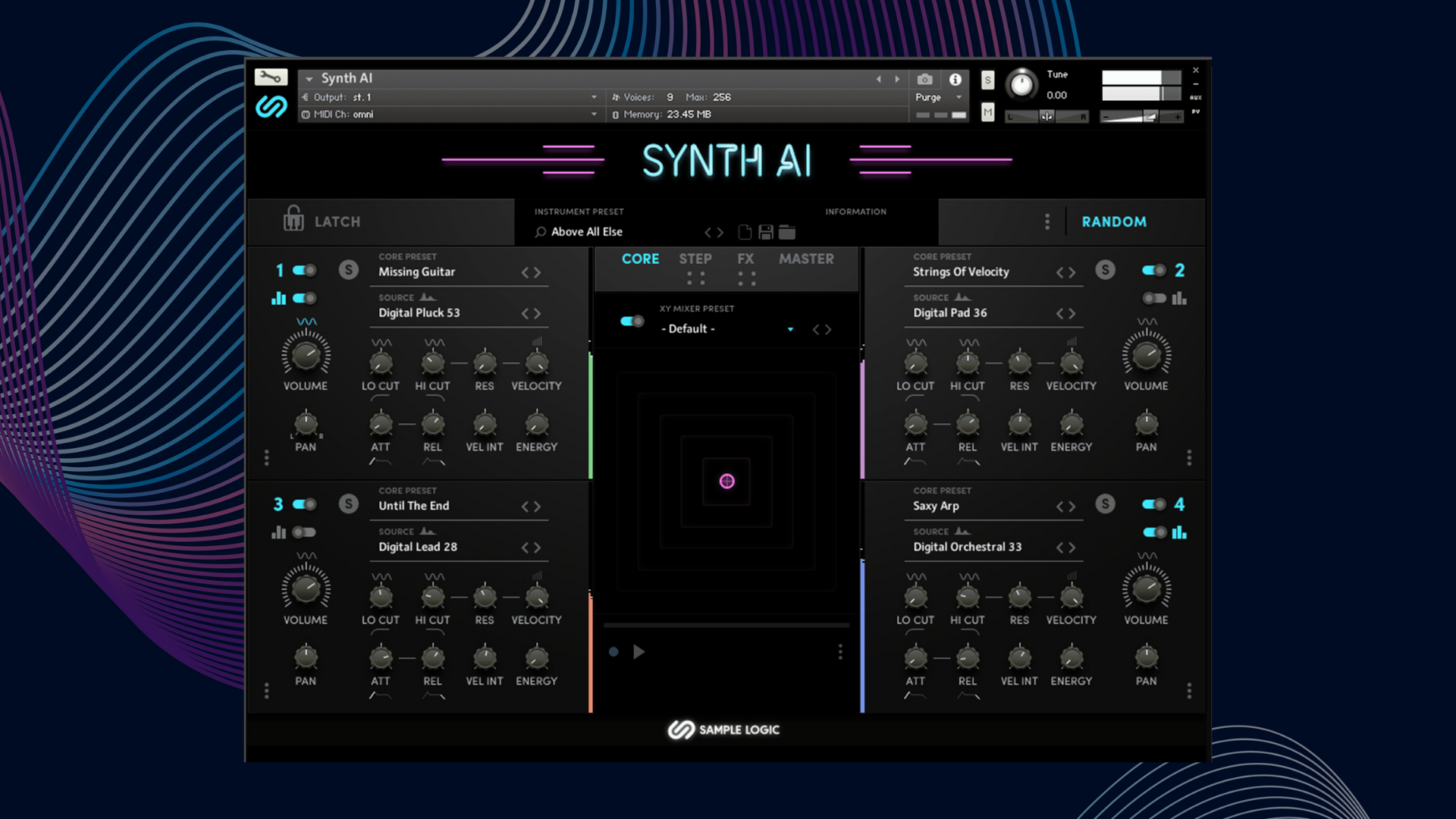 L'imposant Synth AI est arrivé chez Sample Logic - Audiofanzine