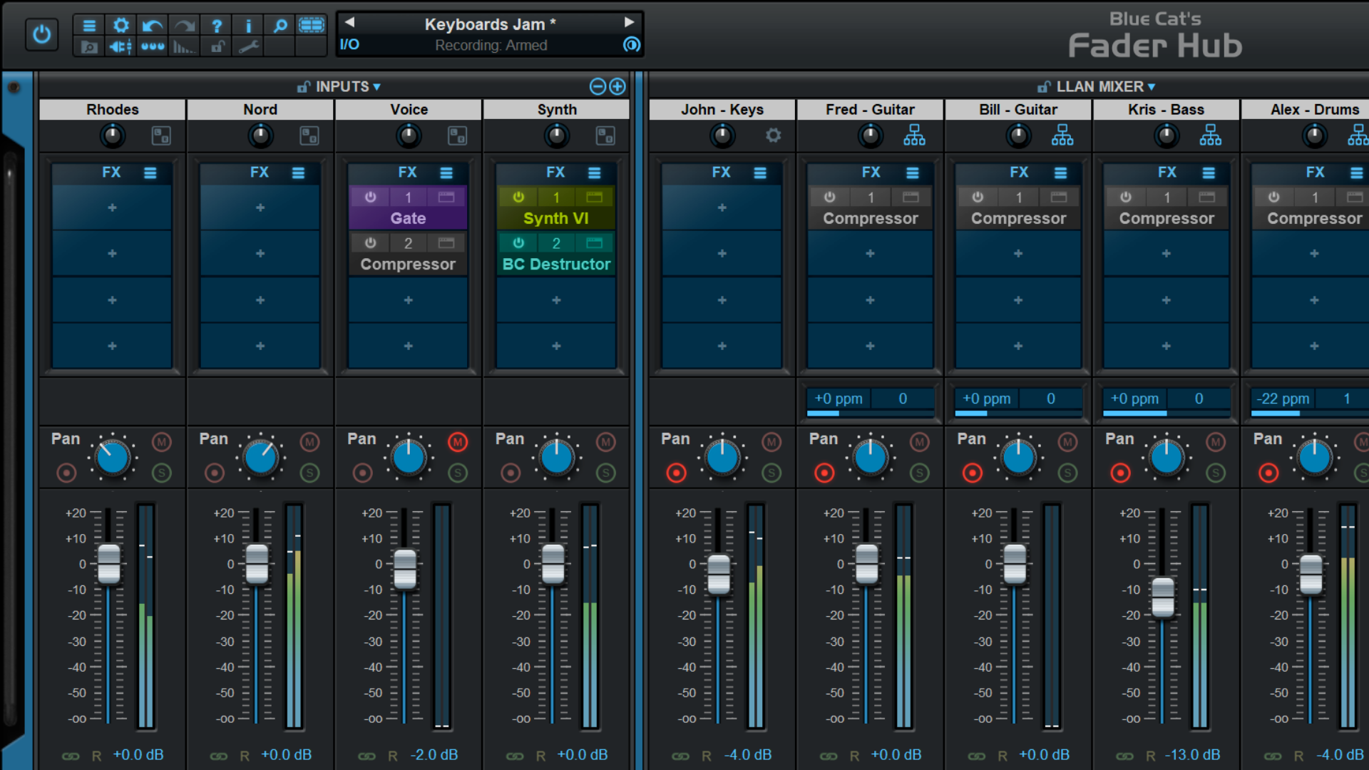 Le Fader Hub de Blue Cat Audio, enfin disponible - Audiofanzine