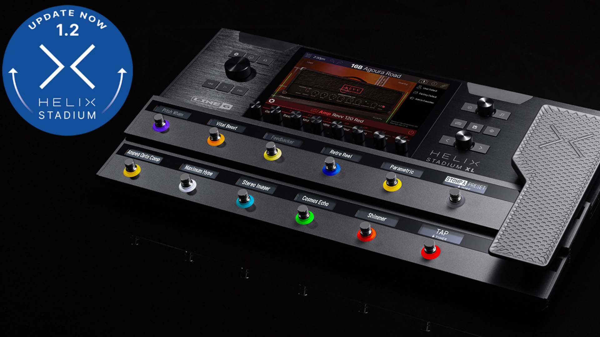 Le firmware des Line 6 Helix Stadium et Helix Stadium XL passe en V1.2 ...