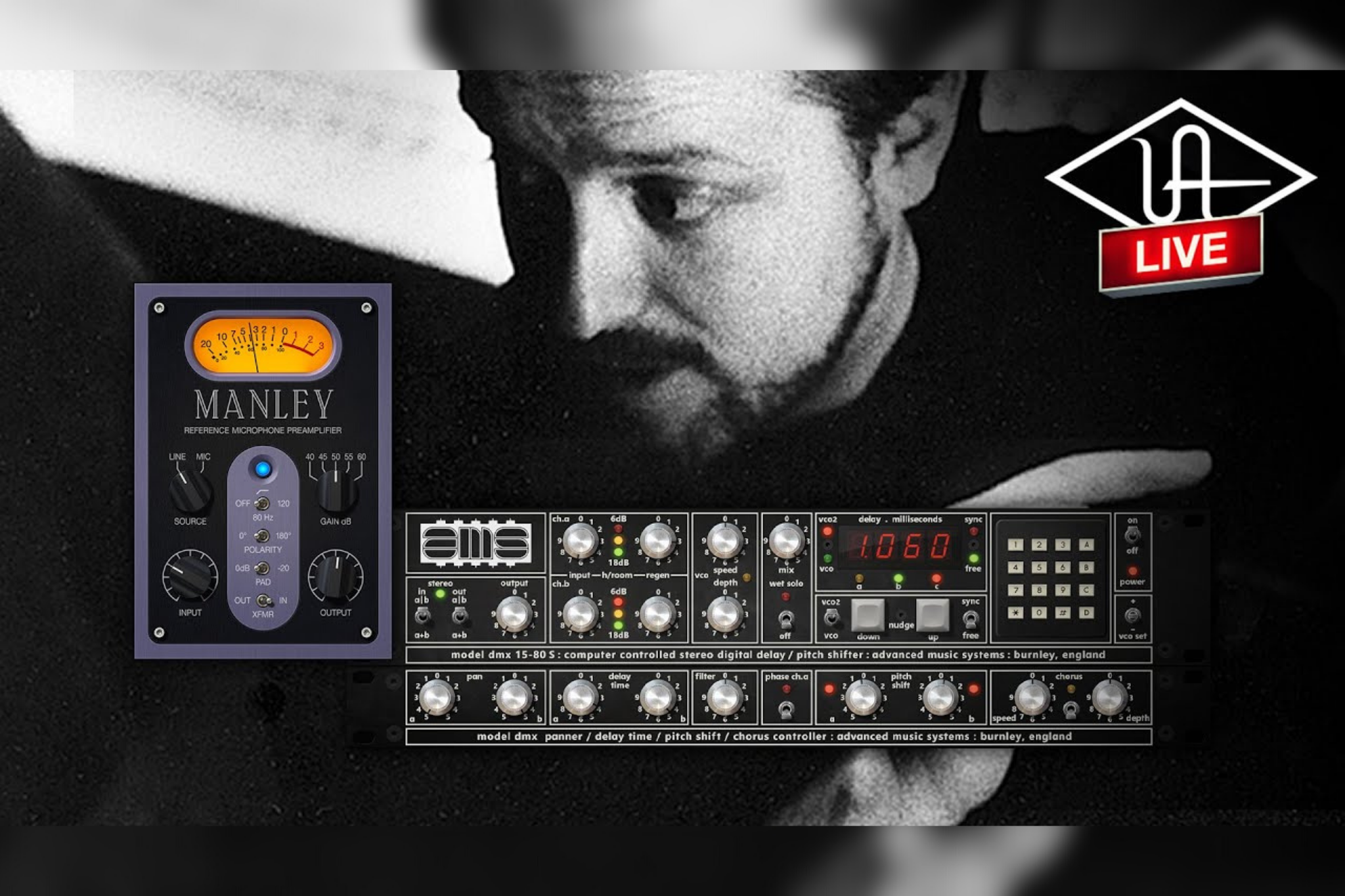 Le Manley Tube Preamp et l'AMS DMX débarquent chez Universal Audio ...