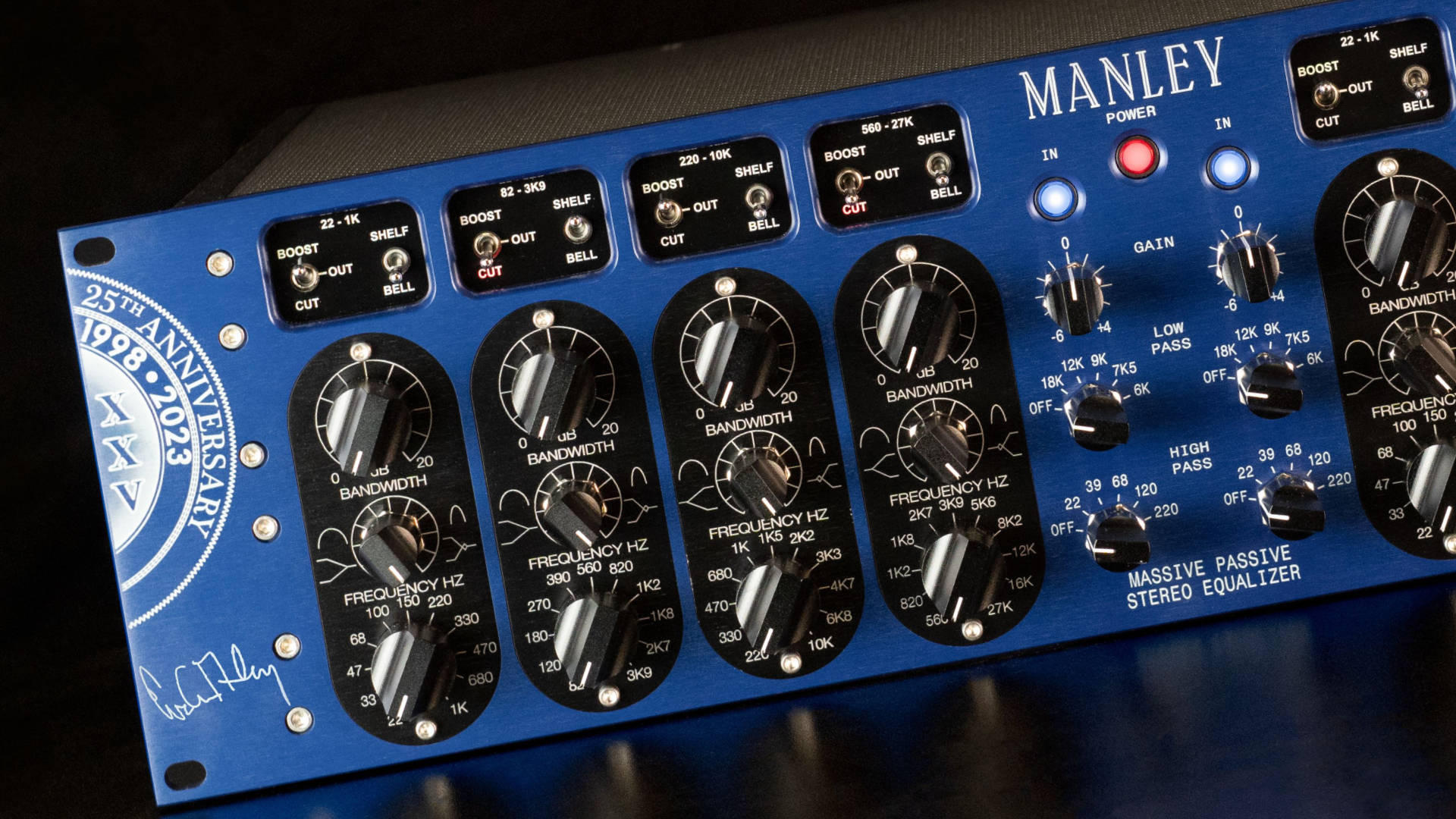 Manley Massive Passive XXV Anniversary édition limitée de l’égaliseur ...