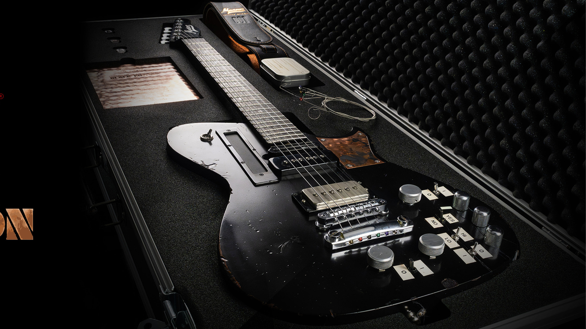 Manson Guitar Works présente la Matthew Bellamy Signature Black Edition ...