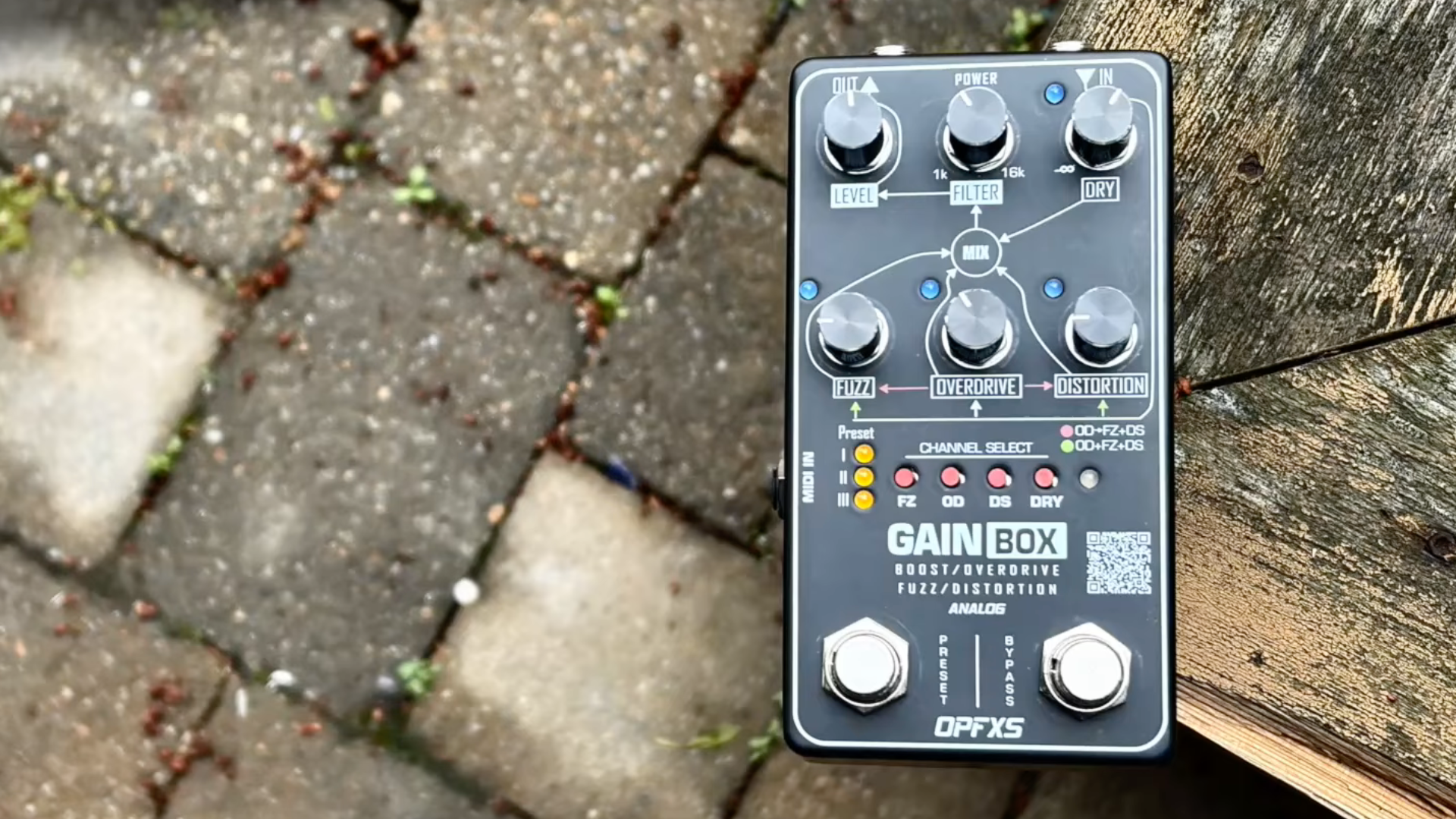 OPFXS présente la Gain Box, sa pédale de saturation analogique à ...