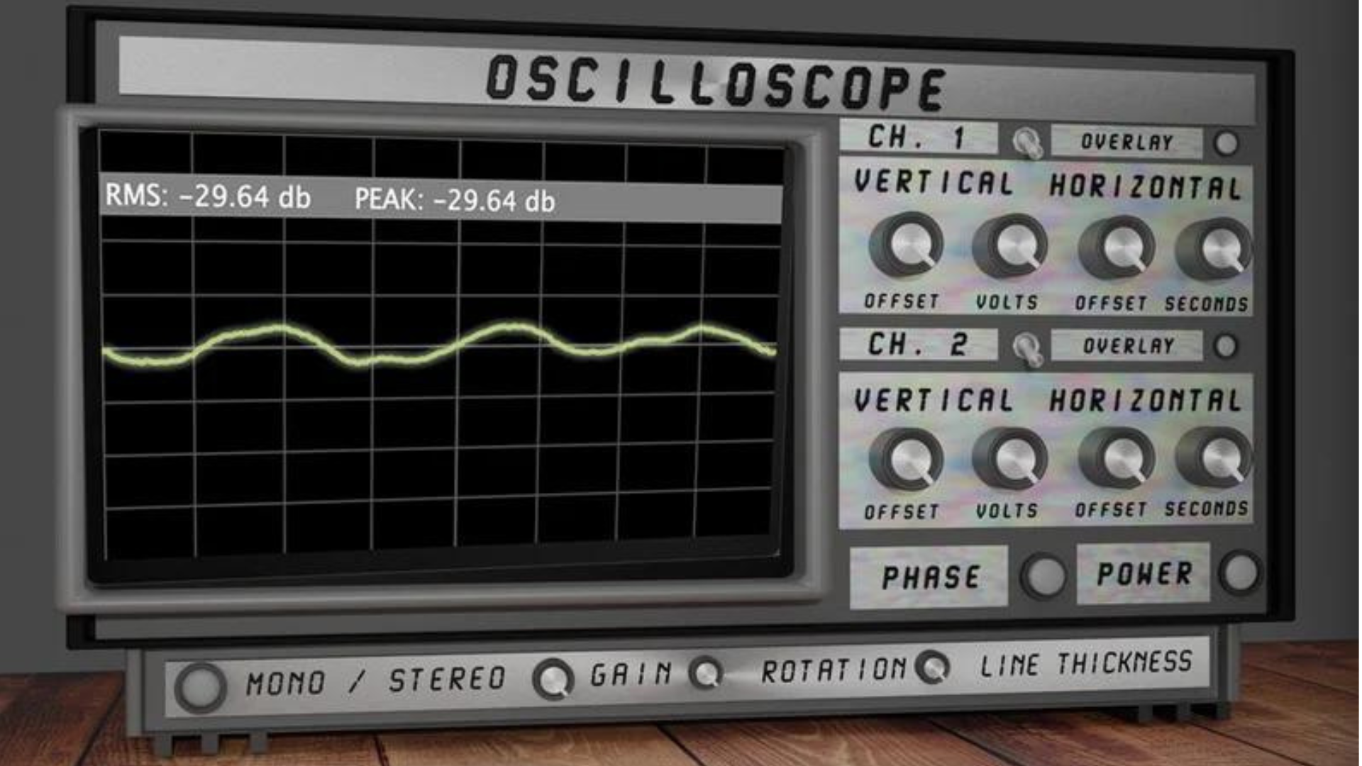 OSC Audio vous offre Oscilloscope - Audiofanzine
