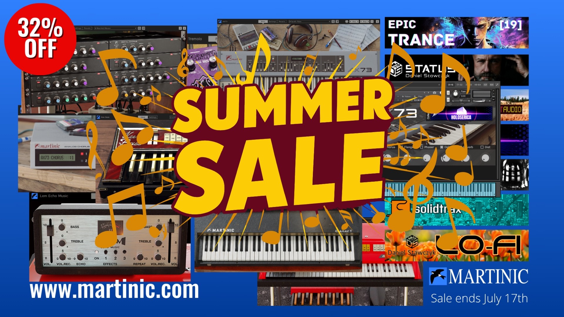 Profitez de –32 % sur tout le catalogue Martinic ! - Audiofanzine