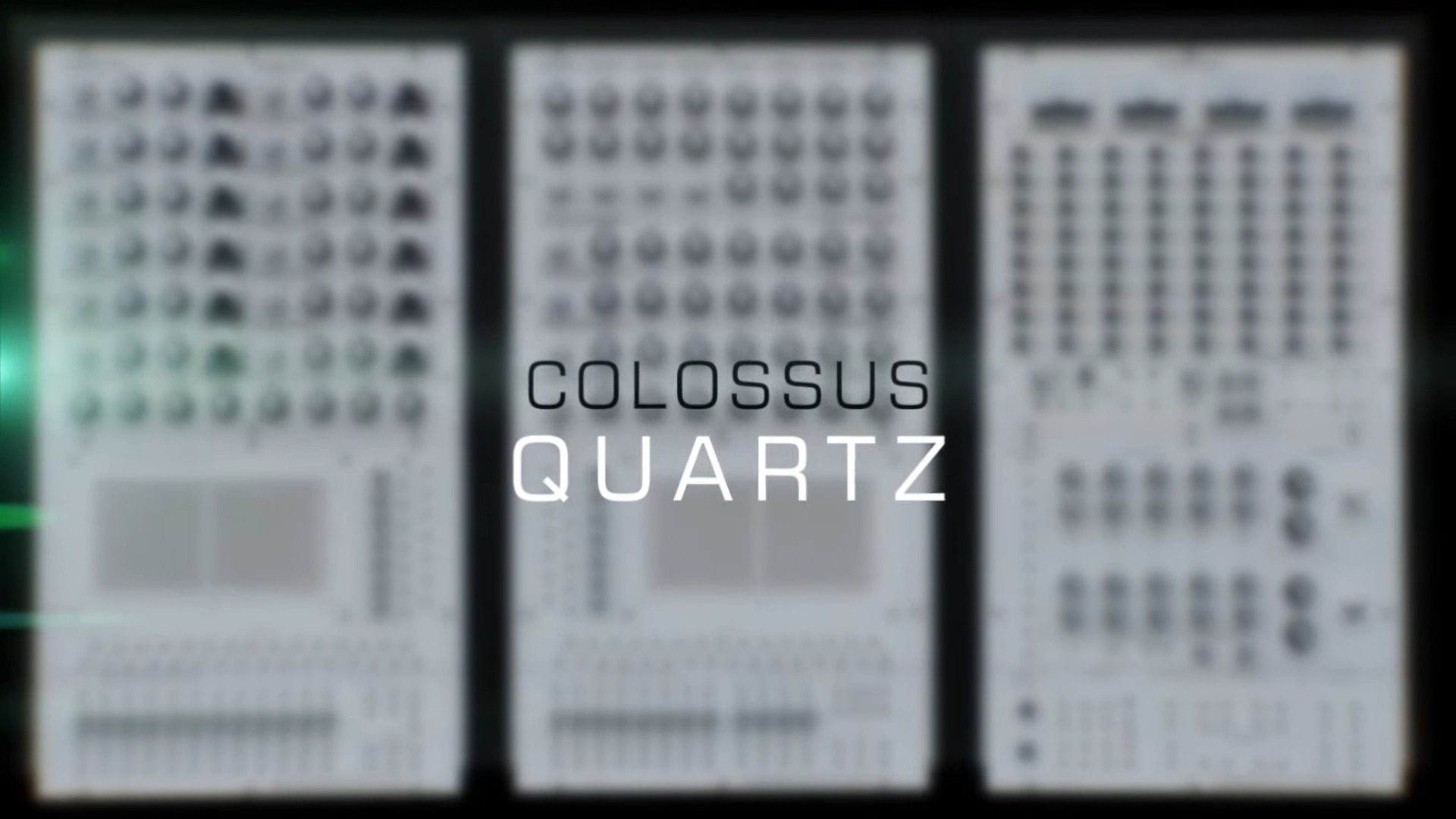 Quatre quarts d'un colosse font Colossus Quartz - Audiofanzine