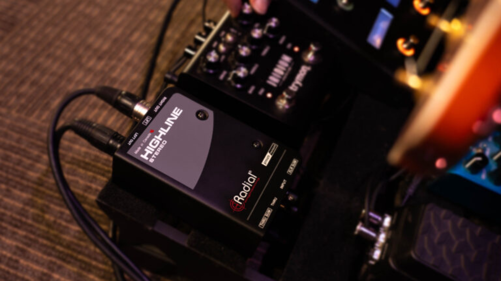 Radial présente sa nouvelle boîte de direct, la Highline Stereo - Audiofanzine