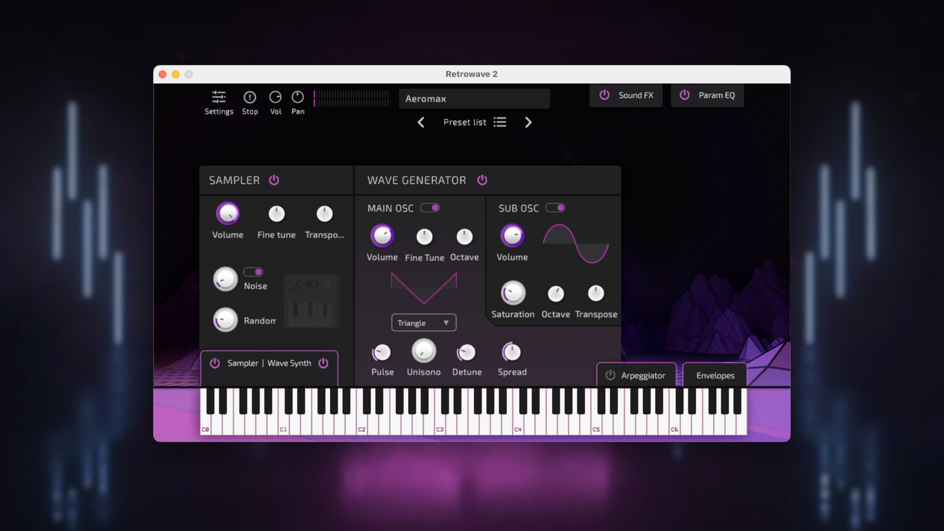 Retrowave 2 est disponible chez Splash Sound - Audiofanzine
