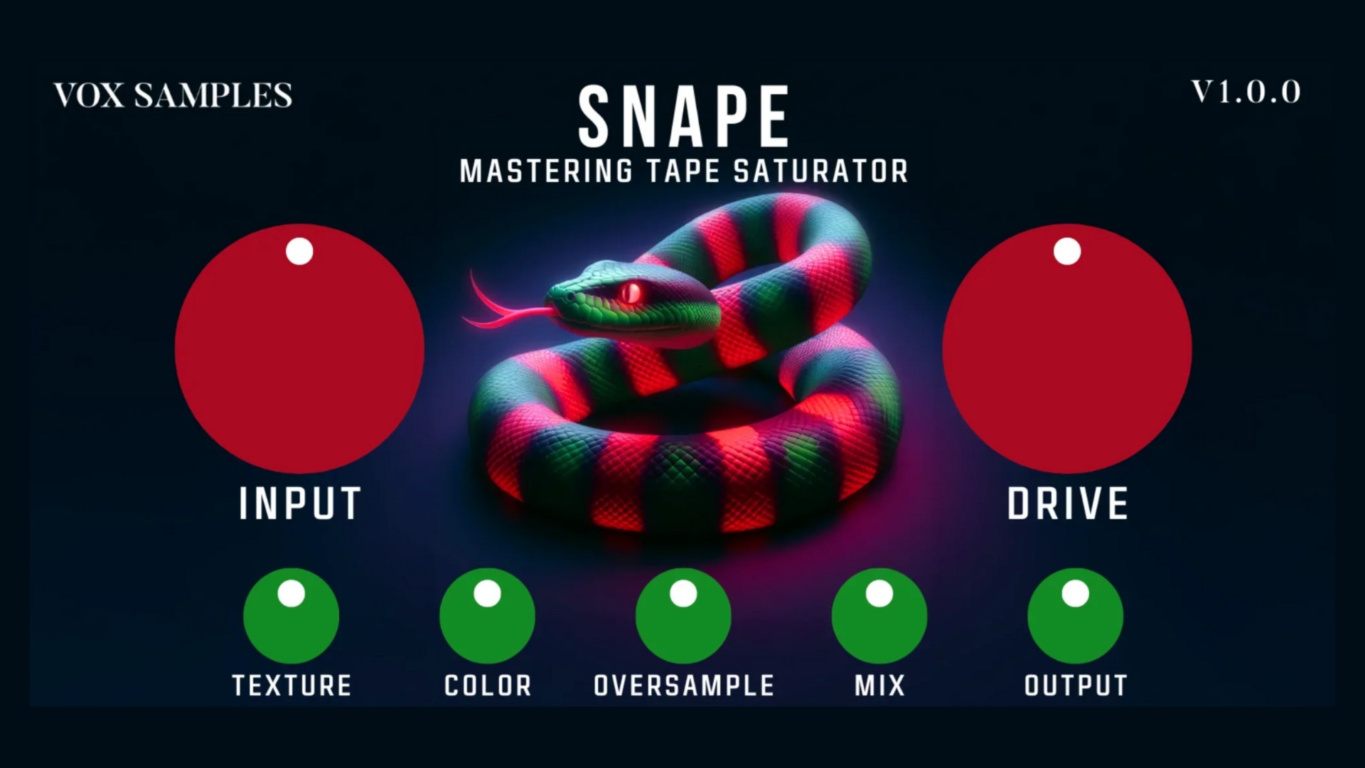 Snape Mastering Tape Saturator, the final touch - Audiofanzine