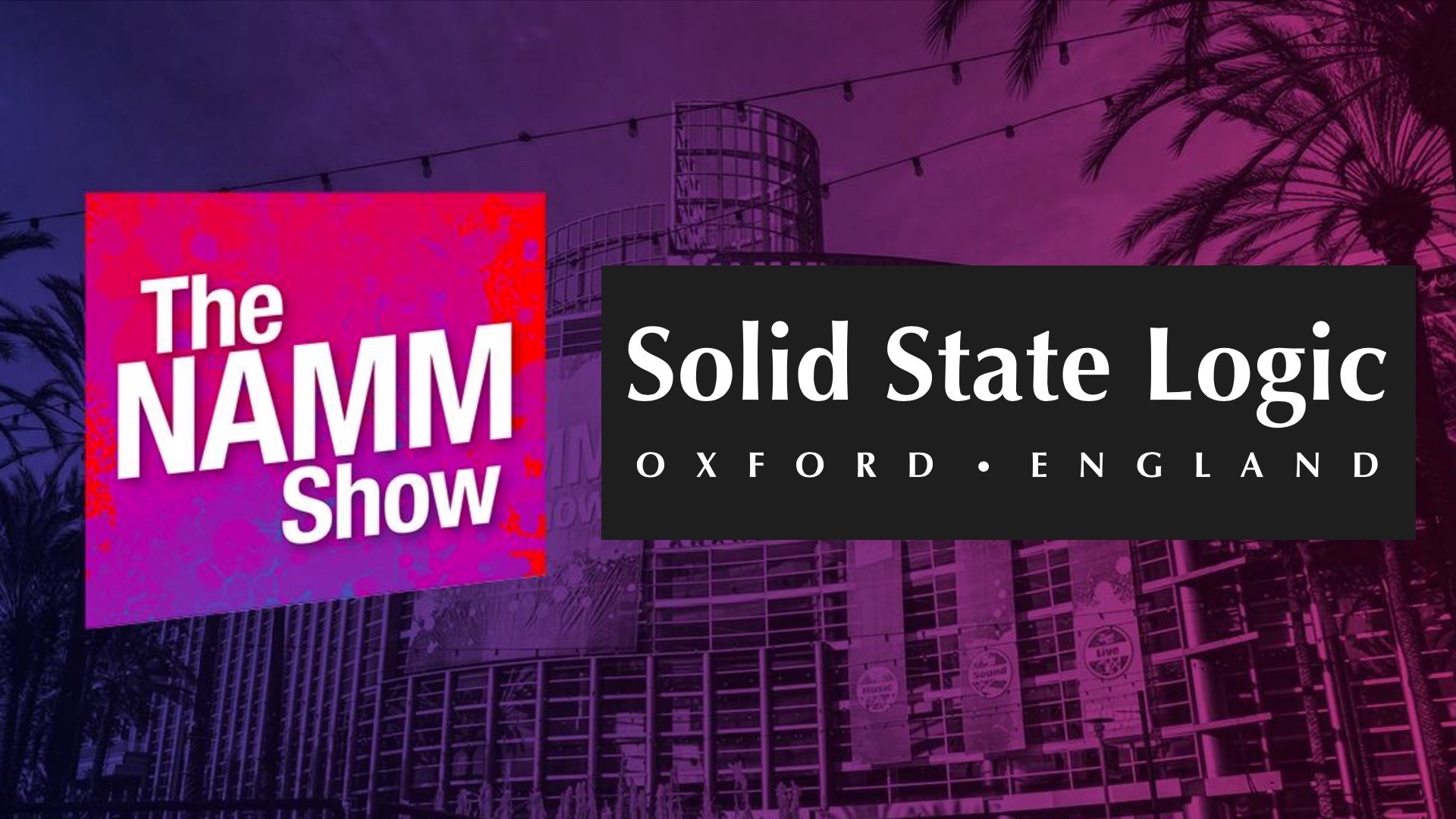 Solid State Logic annoncera un nouvel outil de production entièrement ...