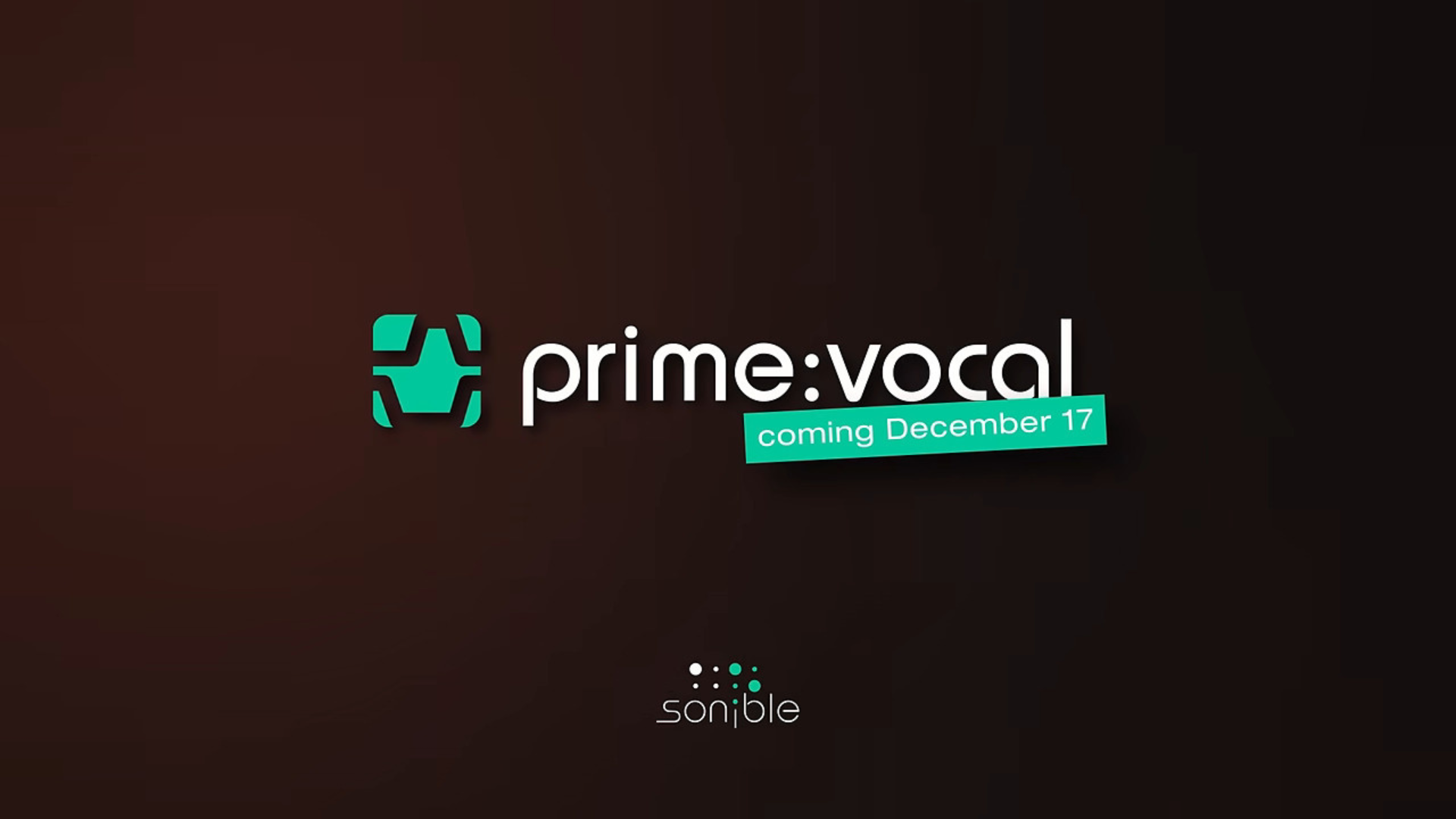 Sonible sortira prime:vocal le 17 décembre - Audiofanzine