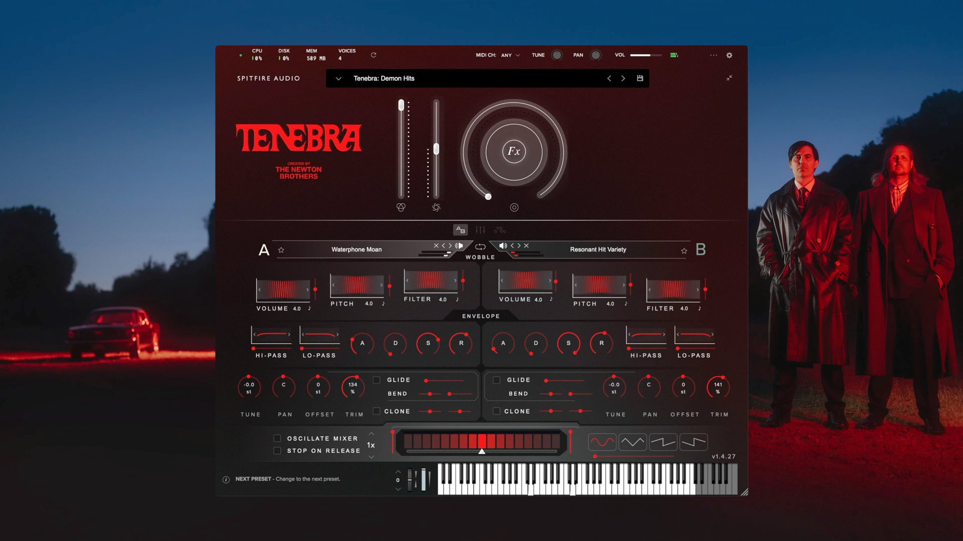 Spitfire Audio et les Newton Brothers présentent Tenebra - Audiofanzine