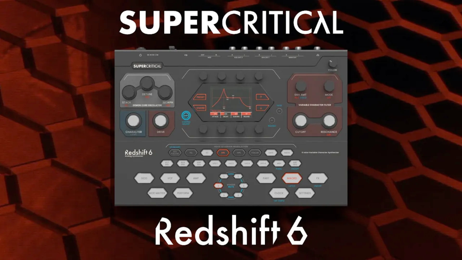 Supercritical Synthesizers dévoile le Redshift 6 - Audiofanzine