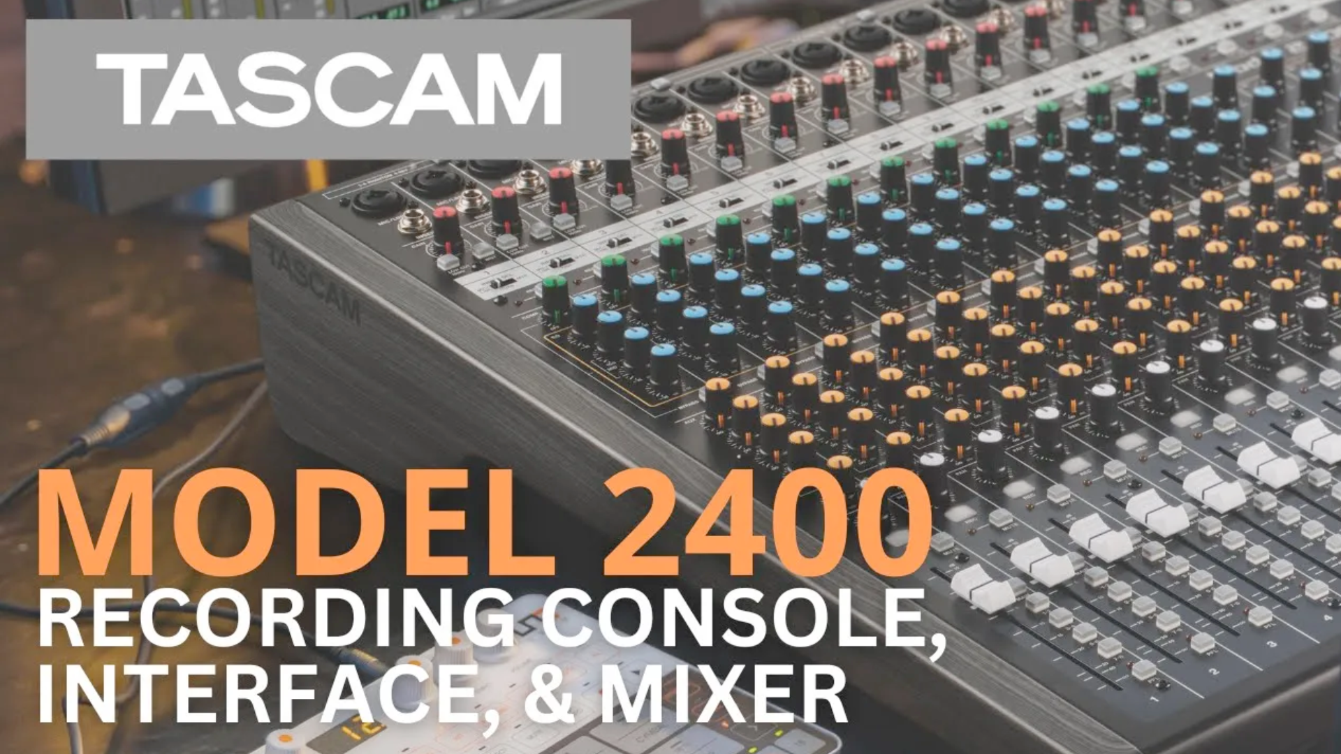 Tascam dévoile la console Model 2400 - Audiofanzine
