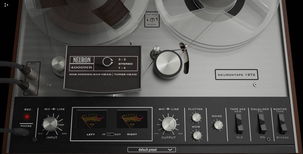 Audiosingularity Neurontape émulation logiciel de magnétophone japonais ...