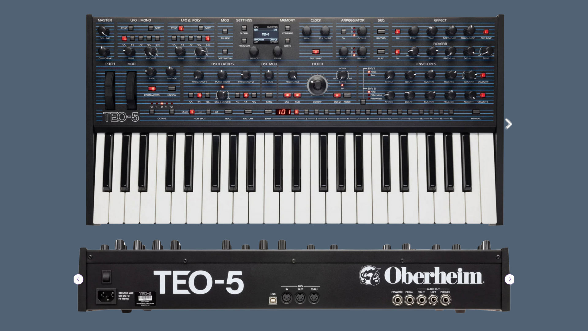 Un nouveau synthé nommé TEO-5 est en chemin chez Oberheim ? - Audiofanzine
