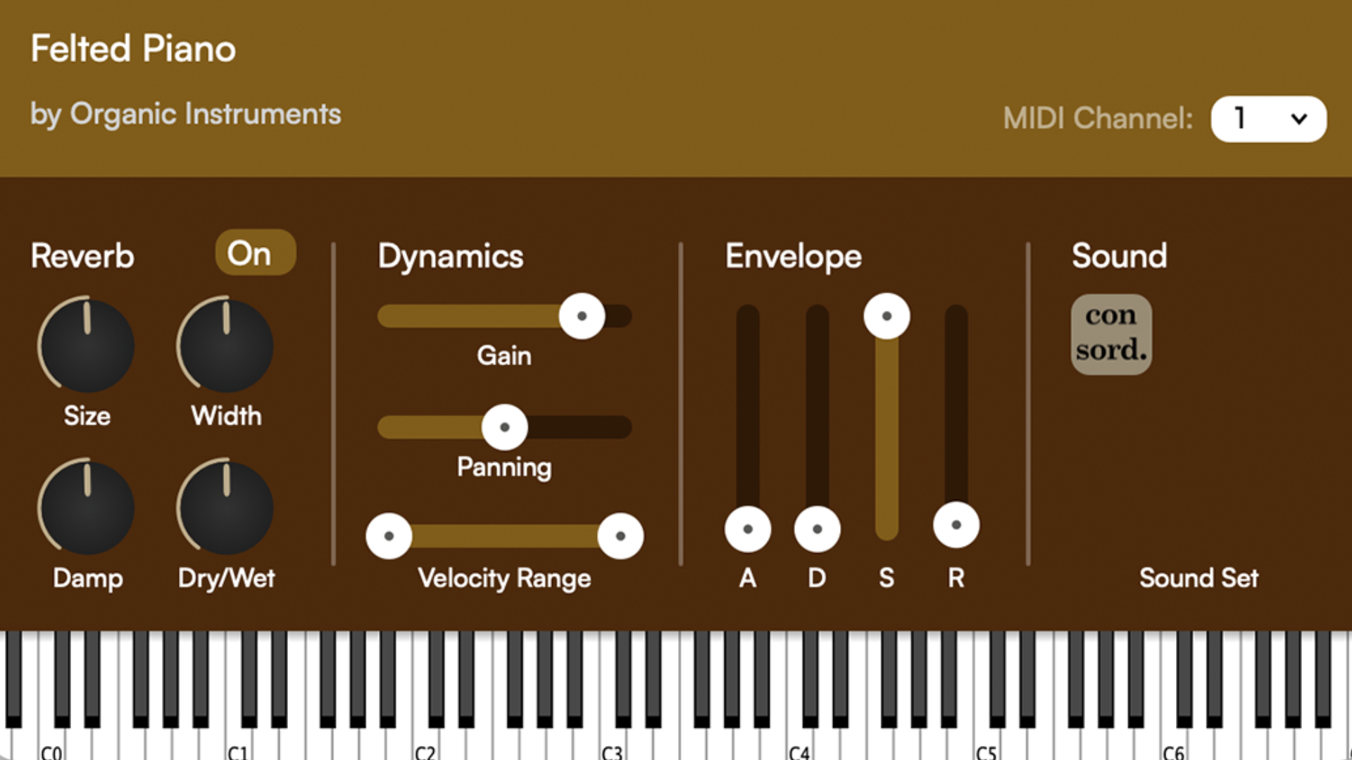 Un piano acoustique gratuit chez Organic Instruments - Audiofanzine