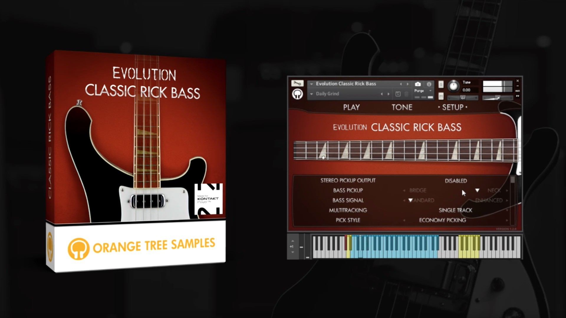 Basse virtuelle Orange Tree Samples Evolution Classic Rick Bass pour Kontakt - Audiofanzine