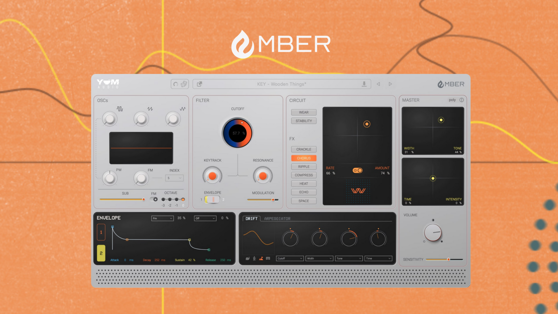 Yum Audio sort son premier synthé virtuel : Ember - Audiofanzine