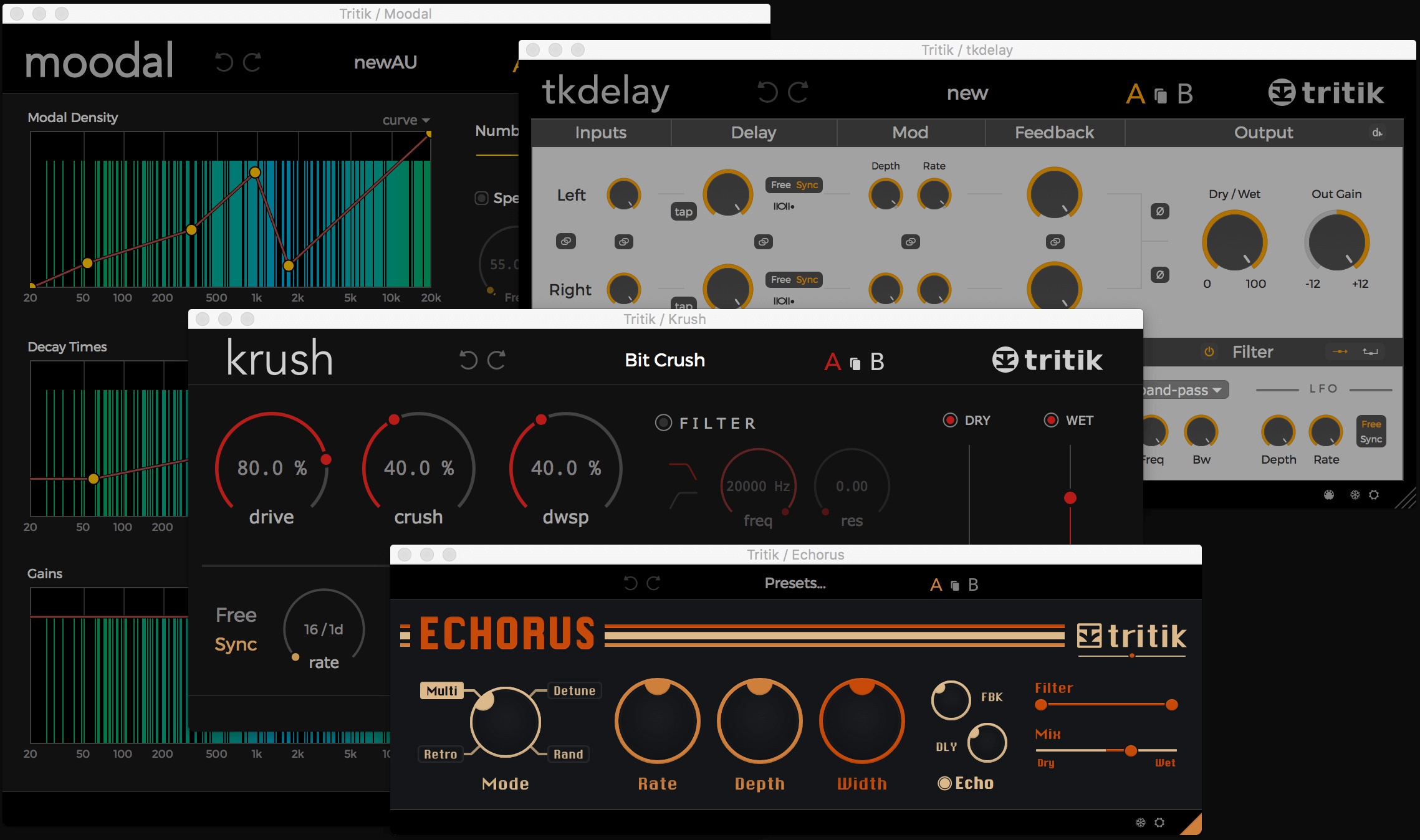 Promotion Black Friday sur les effets logiciels Tritik, MAO - Audiofanzine