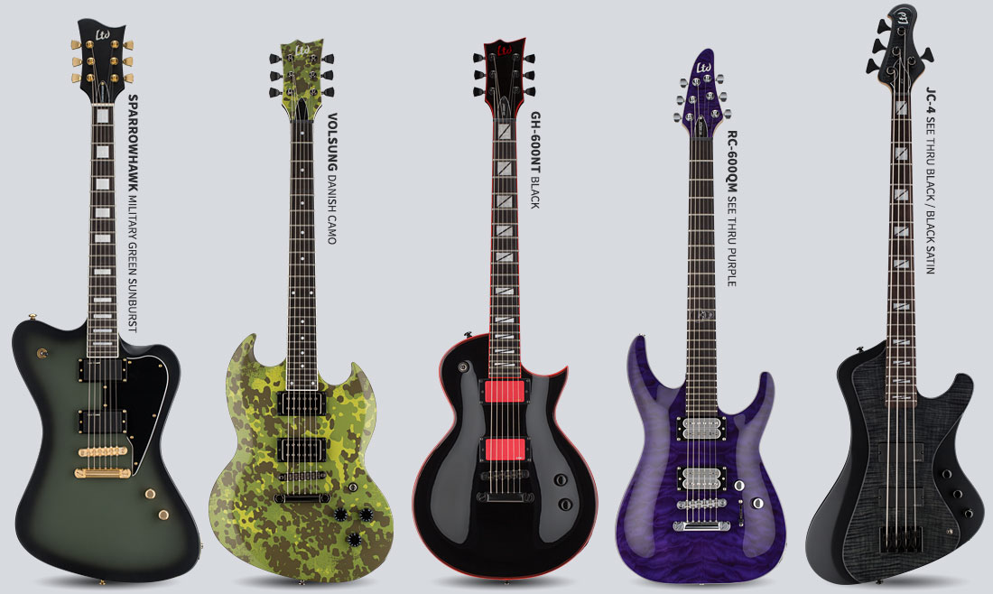 Les nouvelles ESP et LTD signatures pour 2017 - Audiofanzine