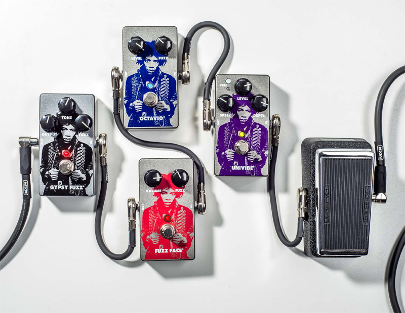 Dunlop sort deux fuzz, une wah wah, une univibe, et un octave-fuzz Jimi ...