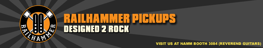 Railhammer Humbucker guitar pickups (5 products) - Audiofanzine