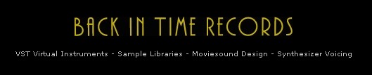 Back in Time Records Resources/audio samples (9 products) - Audiofanzine