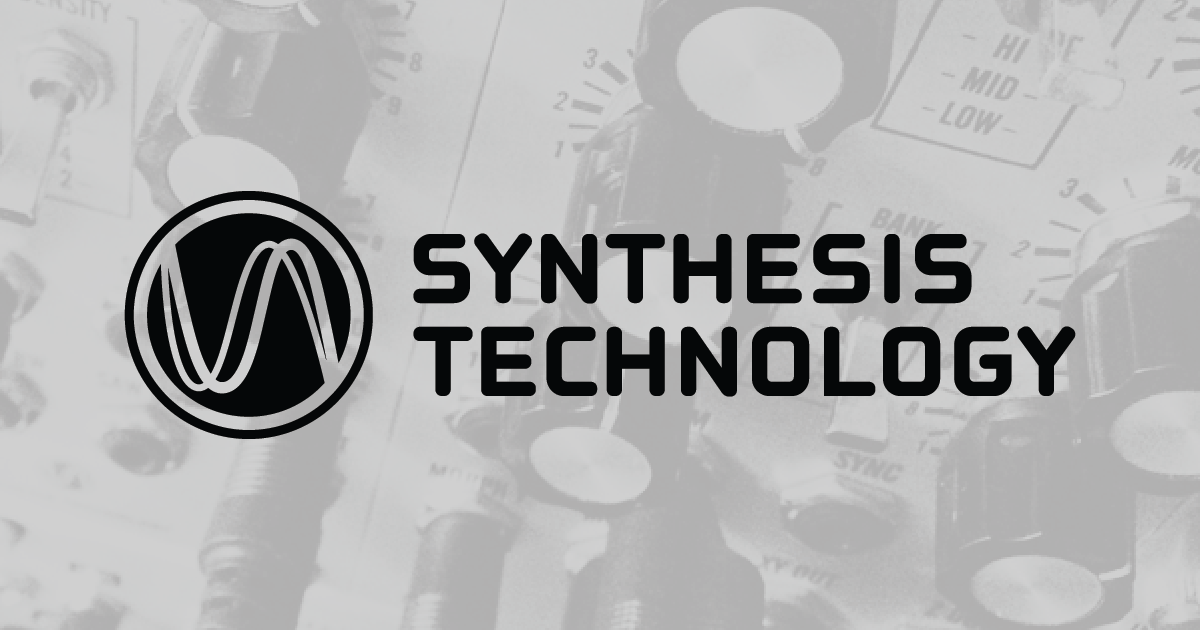 Synthesis Technology (5 products) - Audiofanzine