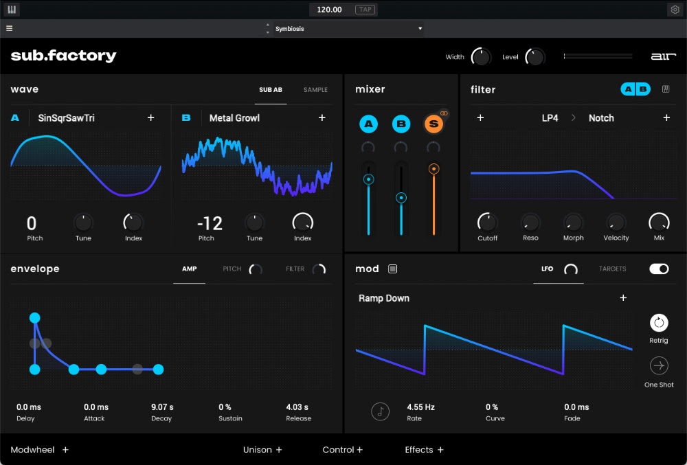 Sub Factory - AIR Music Technology Sub Factory - Audiofanzine